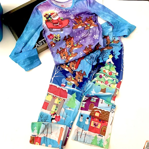 Justice | Pajamas | Vintage Justice Christmas Pajama Set Size | Poshmark